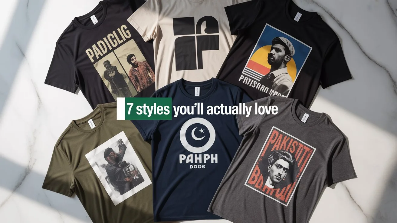 Graphic T-Shirts for Men in Pakistan — 7 Styles You'll Actually Love